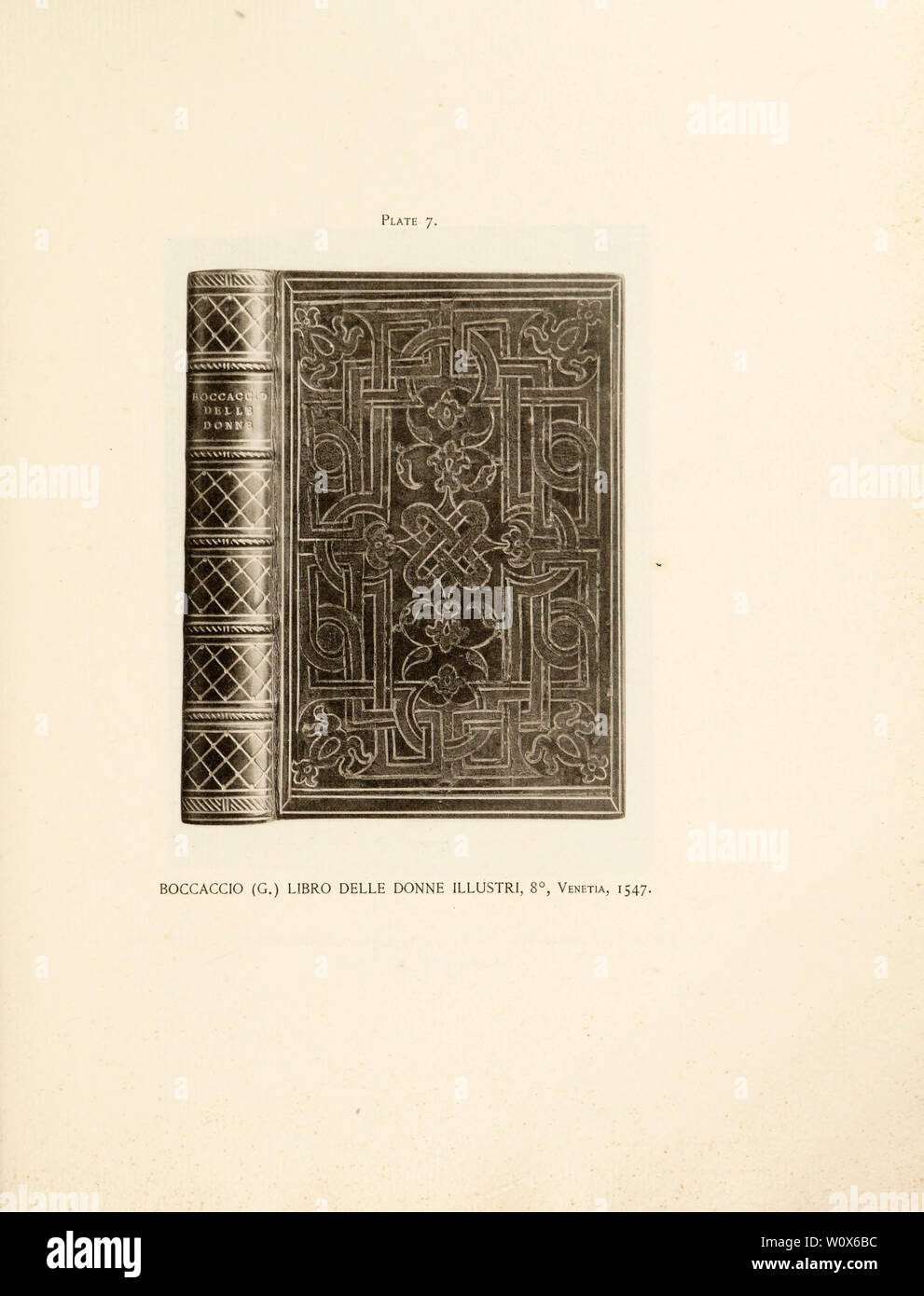 Bookbinding illustration. Retro and old image Stock Photo - Alamy