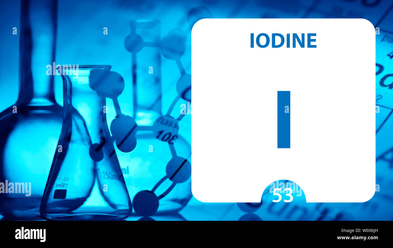 Chemical symbol i hi-res stock photography and images - Alamy