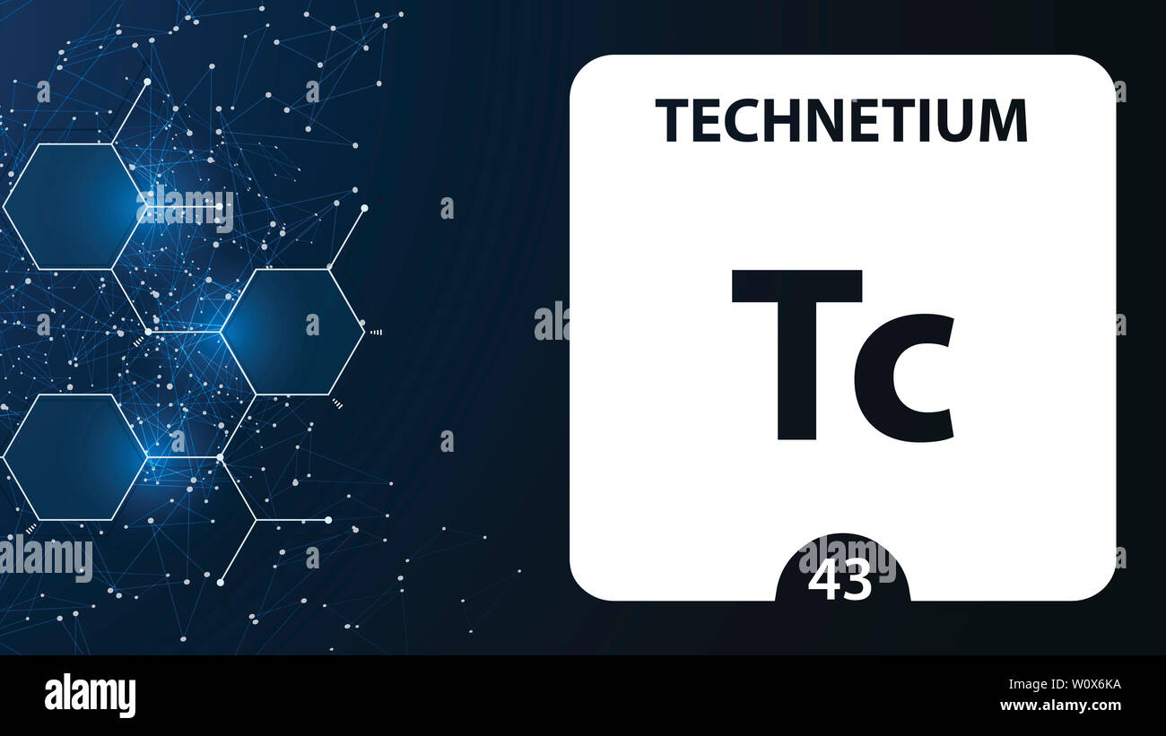 Technetium 43 element. Alkaline earth metals. Chemical Element of ...