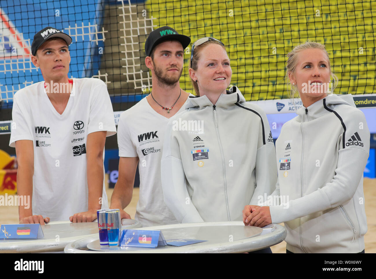 Hamburg, Germany. 28th June, 2019. Beach Volleyball, World Championship ...
