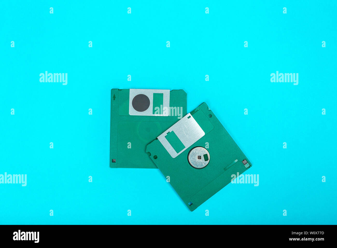Floppy disc green label hi-res stock photography and images - Alamy