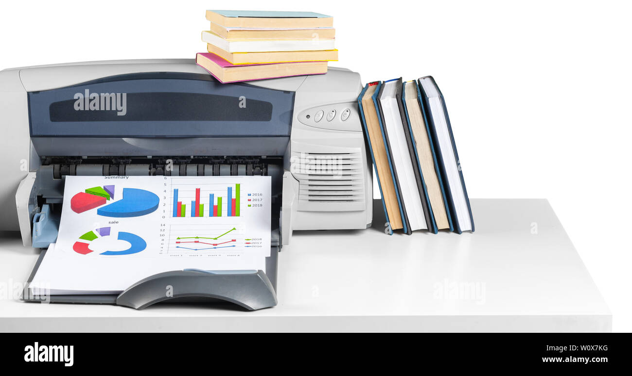 office desktop printer Stock Photo - Alamy