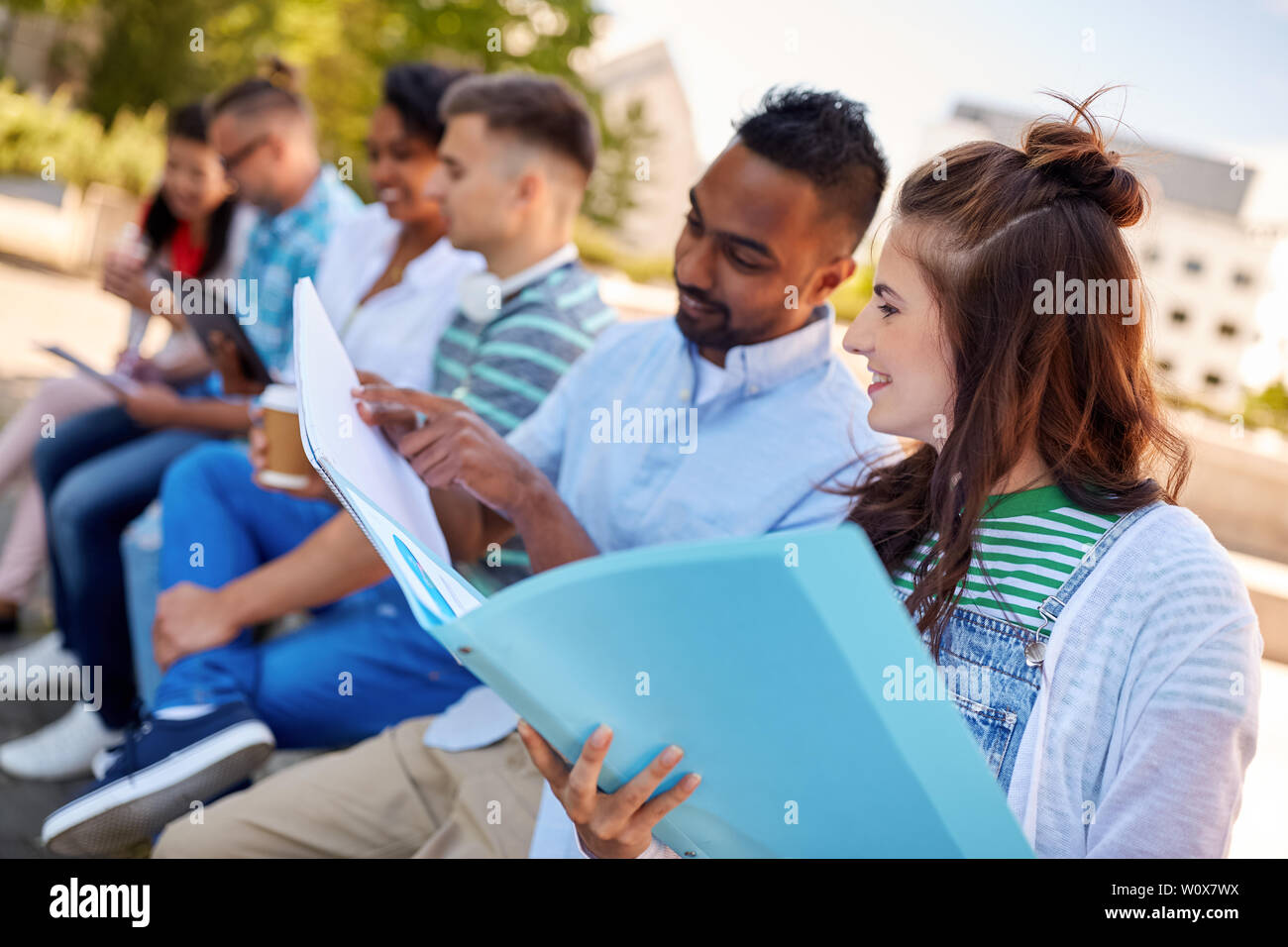 Indian school students friends group hi-res stock photography and ...