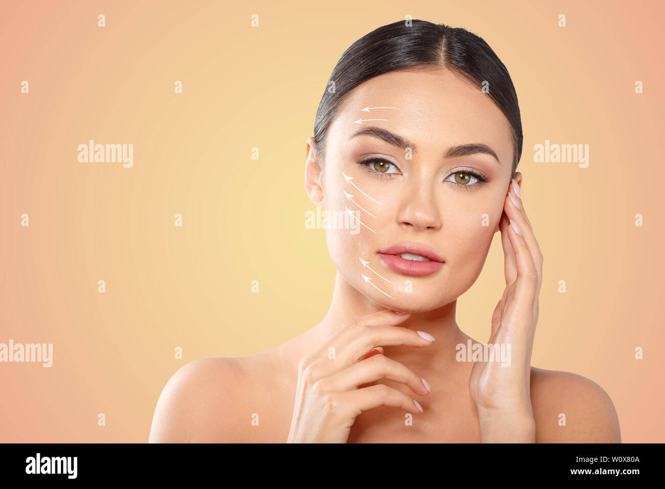 Dotted face and neck hi-res stock photography and images - Alamy