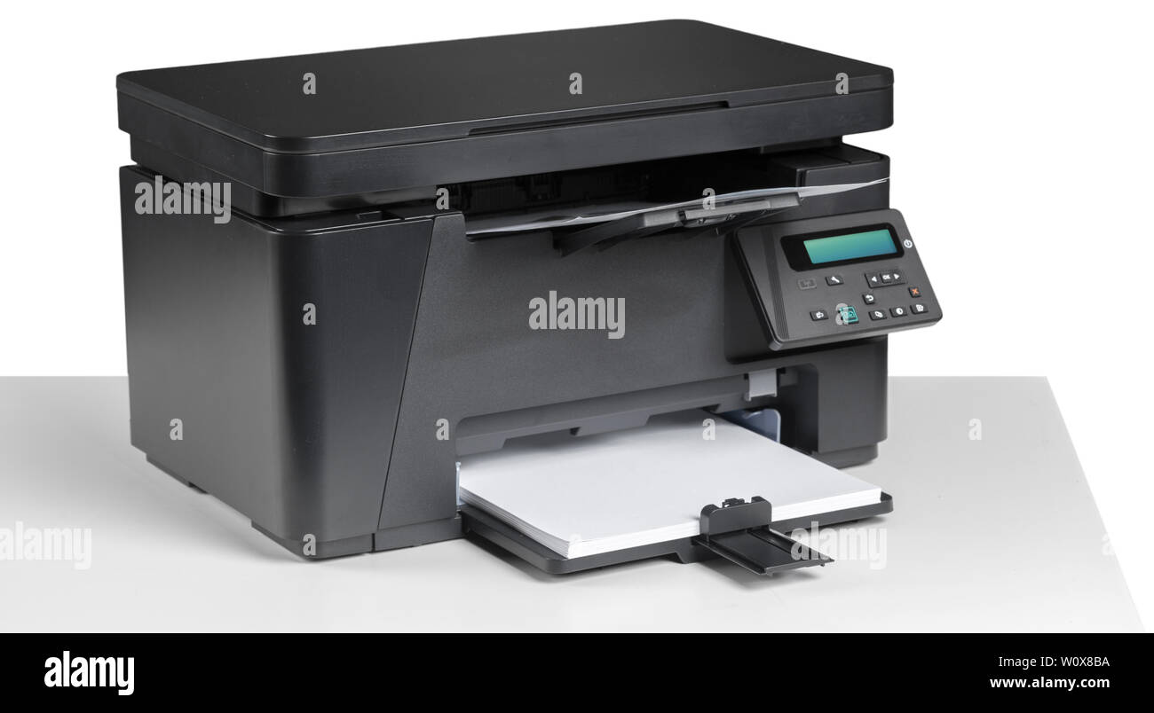office desktop printer Stock Photo - Alamy