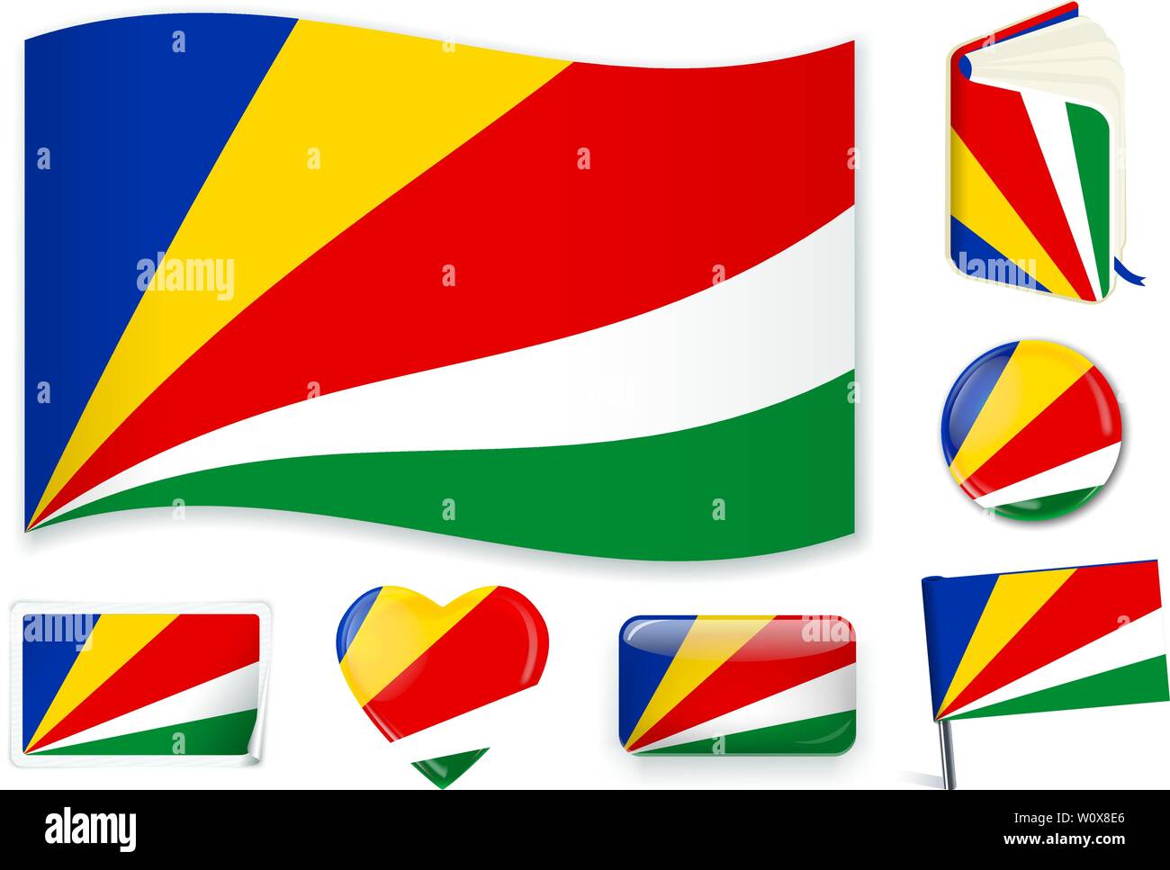 Seychelles pattern Stock Vector Images - Alamy