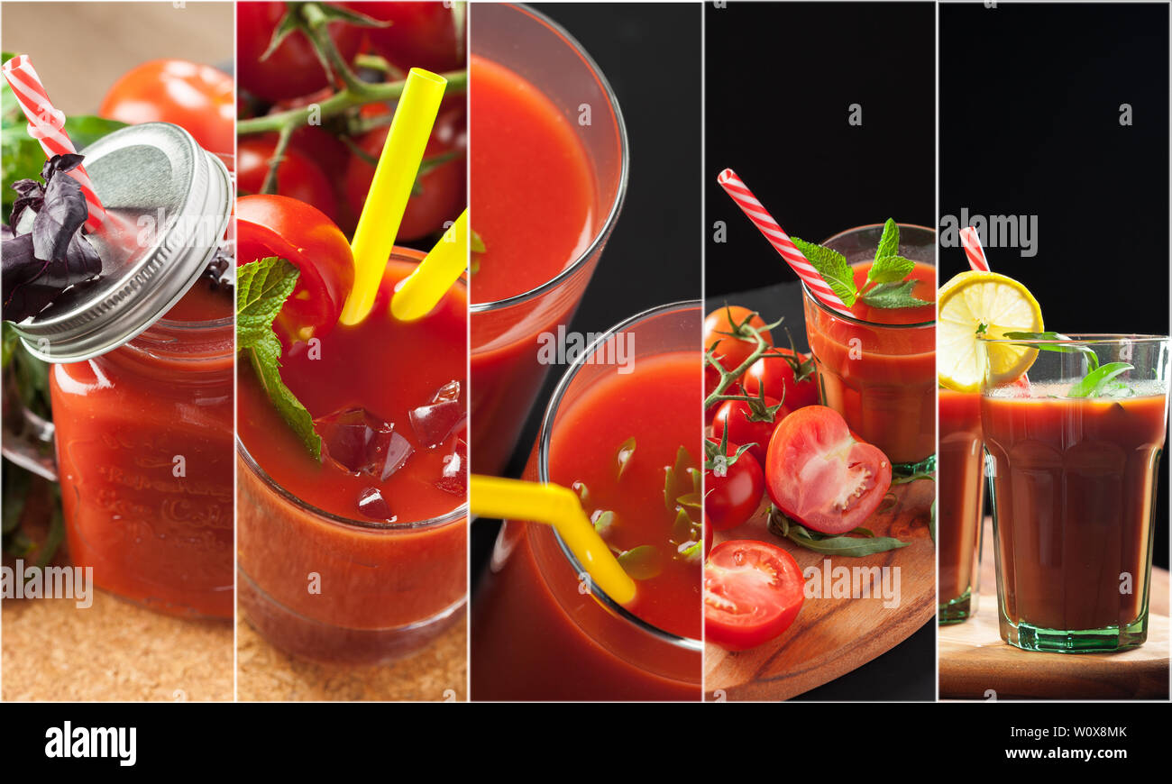 Drinks menu collage hi-res stock photography and images - Alamy