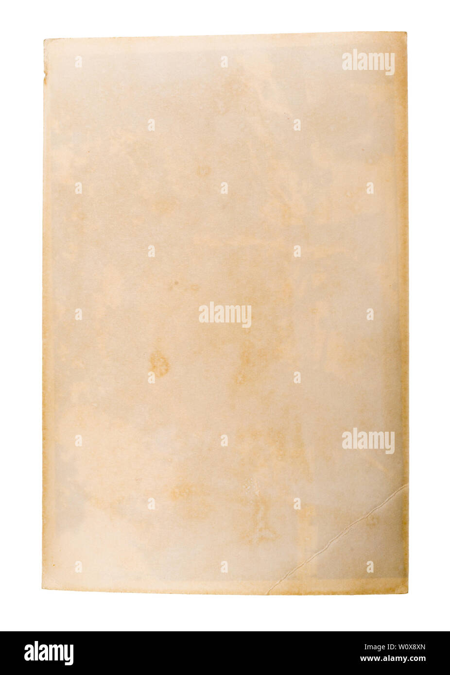 Old paper on white background Stock Photo - Alamy