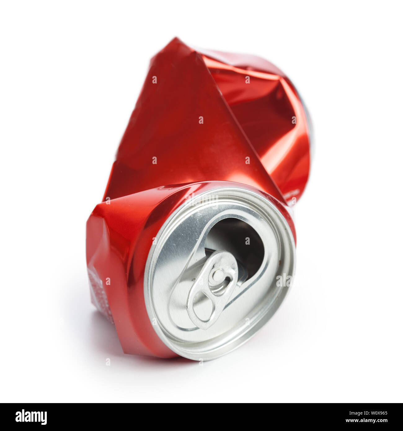 Compressed cans isolated on a white background Stock Photo - Alamy