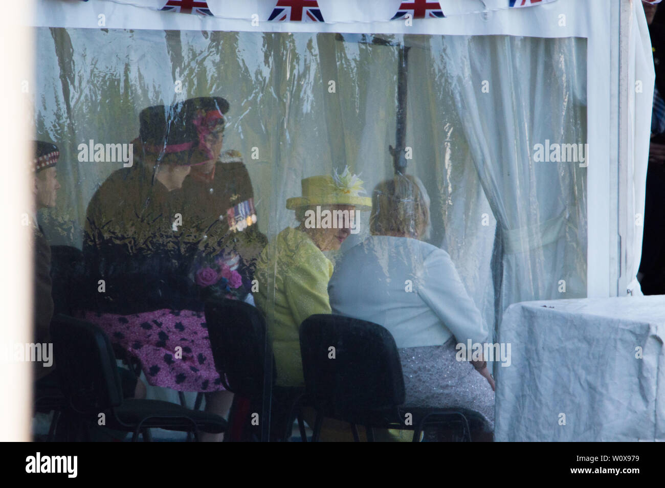 Cumbernauld, UK. 28 June 2019. PICTURED: Her Majesty The Queen. On ...