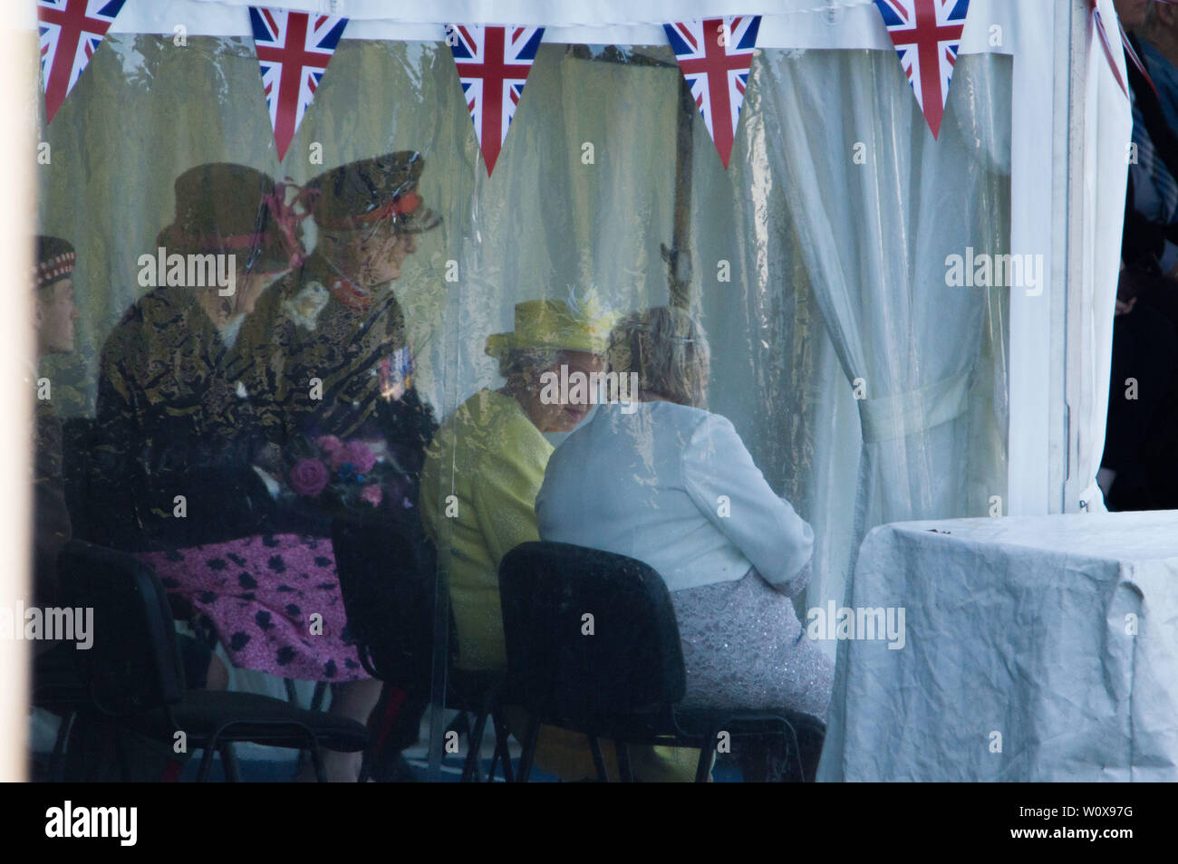 Cumbernauld, UK. 28 June 2019. PICTURED: Her Majesty The Queen. On ...