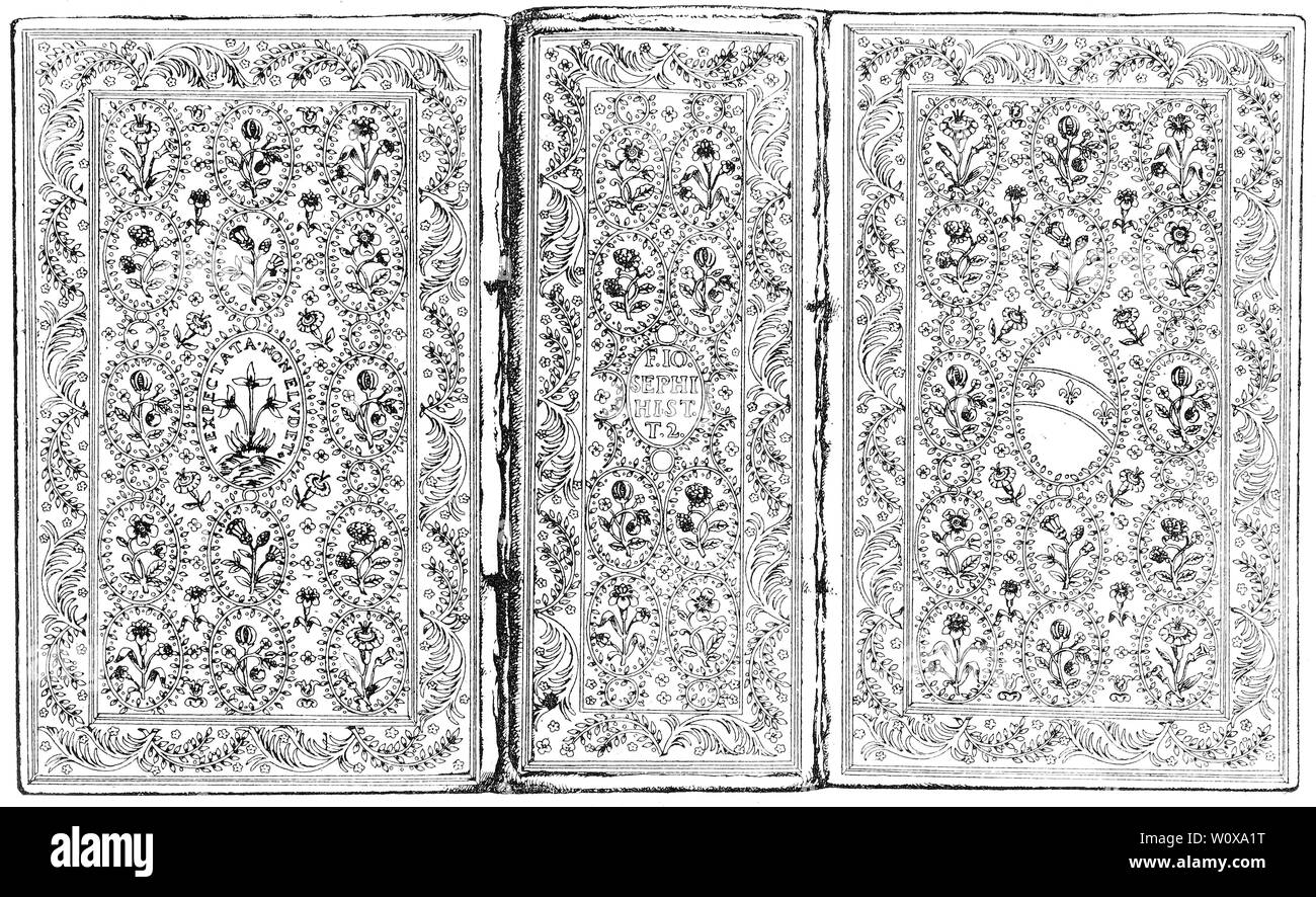 Bookbinding design Black and White Stock Photos & Images - Alamy