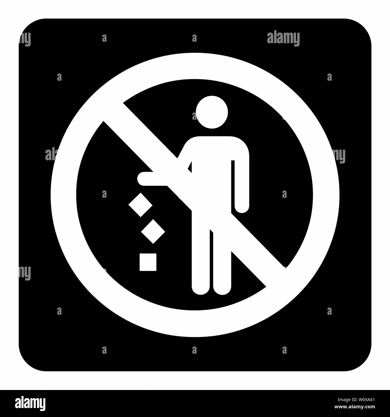 Litter clean Stock Vector Images - Alamy