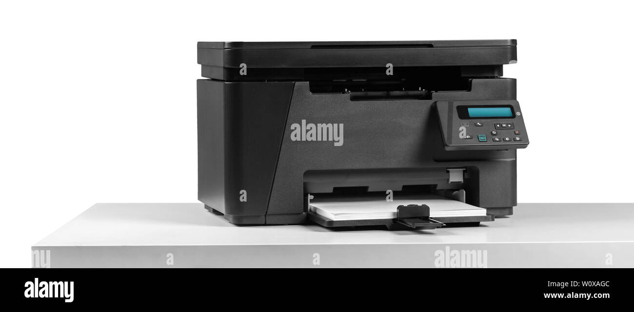 office desktop printer Stock Photo - Alamy