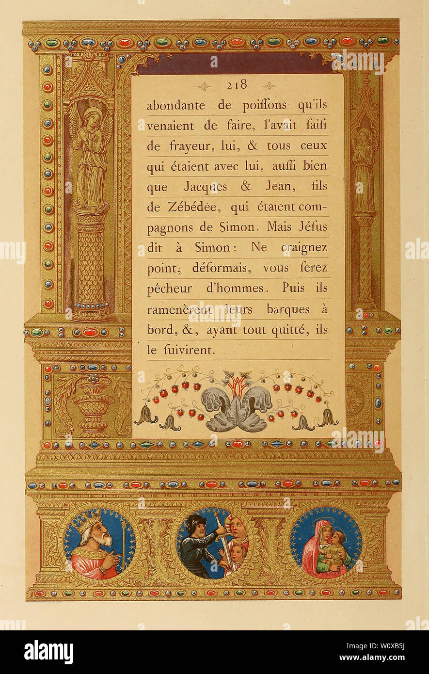 Christian illustration. Retro and old image Stock Photo - Alamy