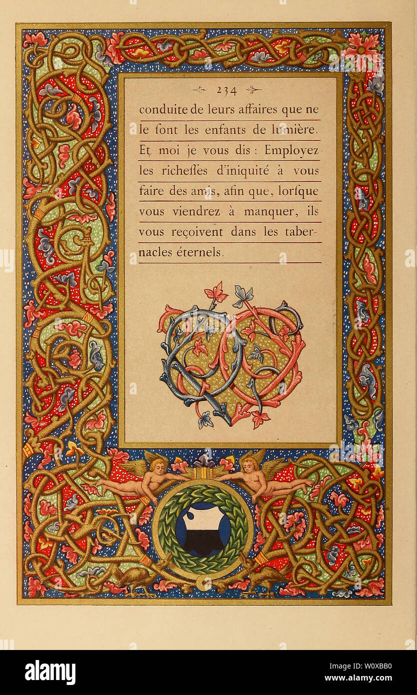 Christian illustration. Retro and old image Stock Photo - Alamy