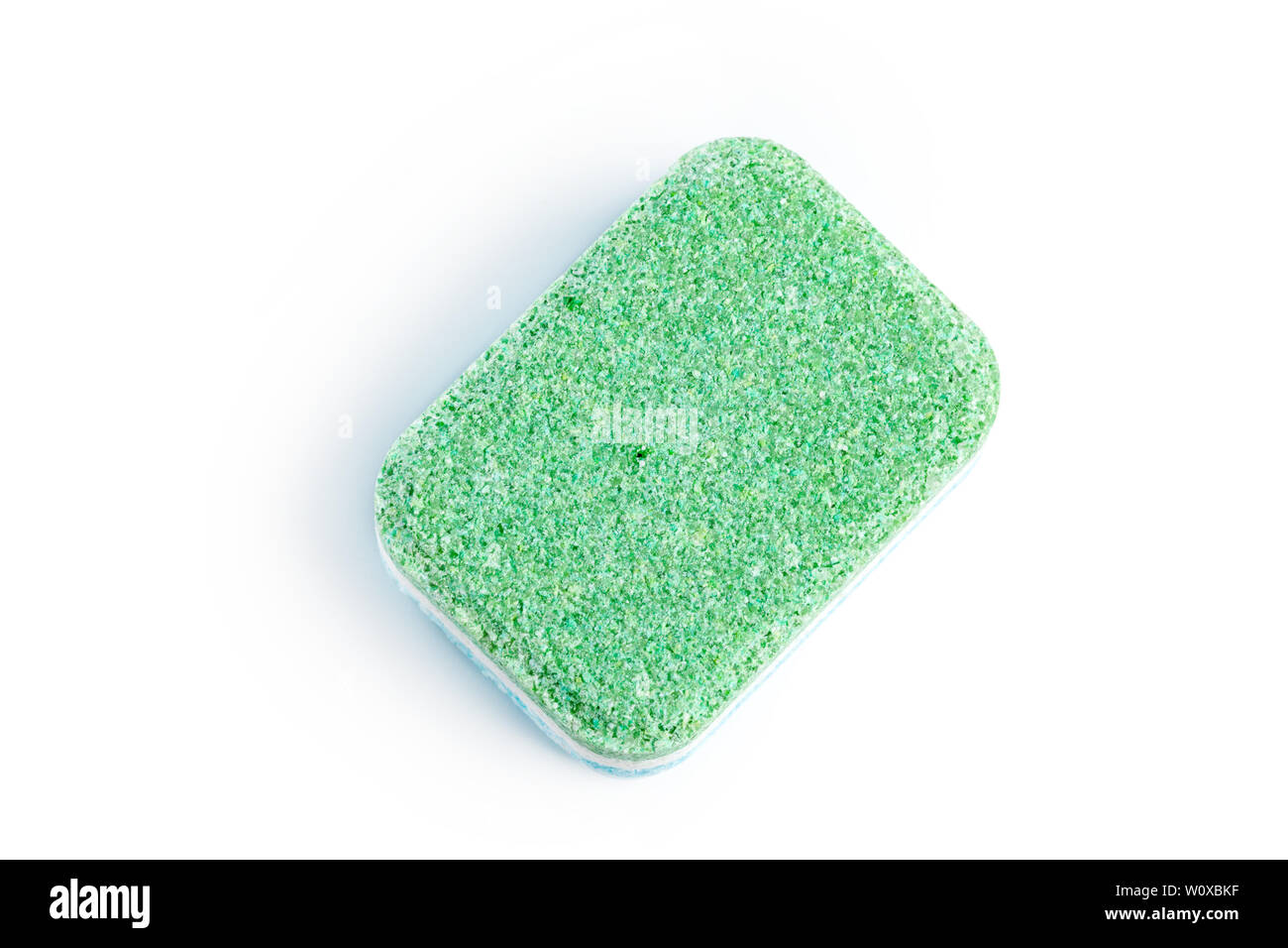 Dishwasher tablets on a white background Stock Photo - Alamy