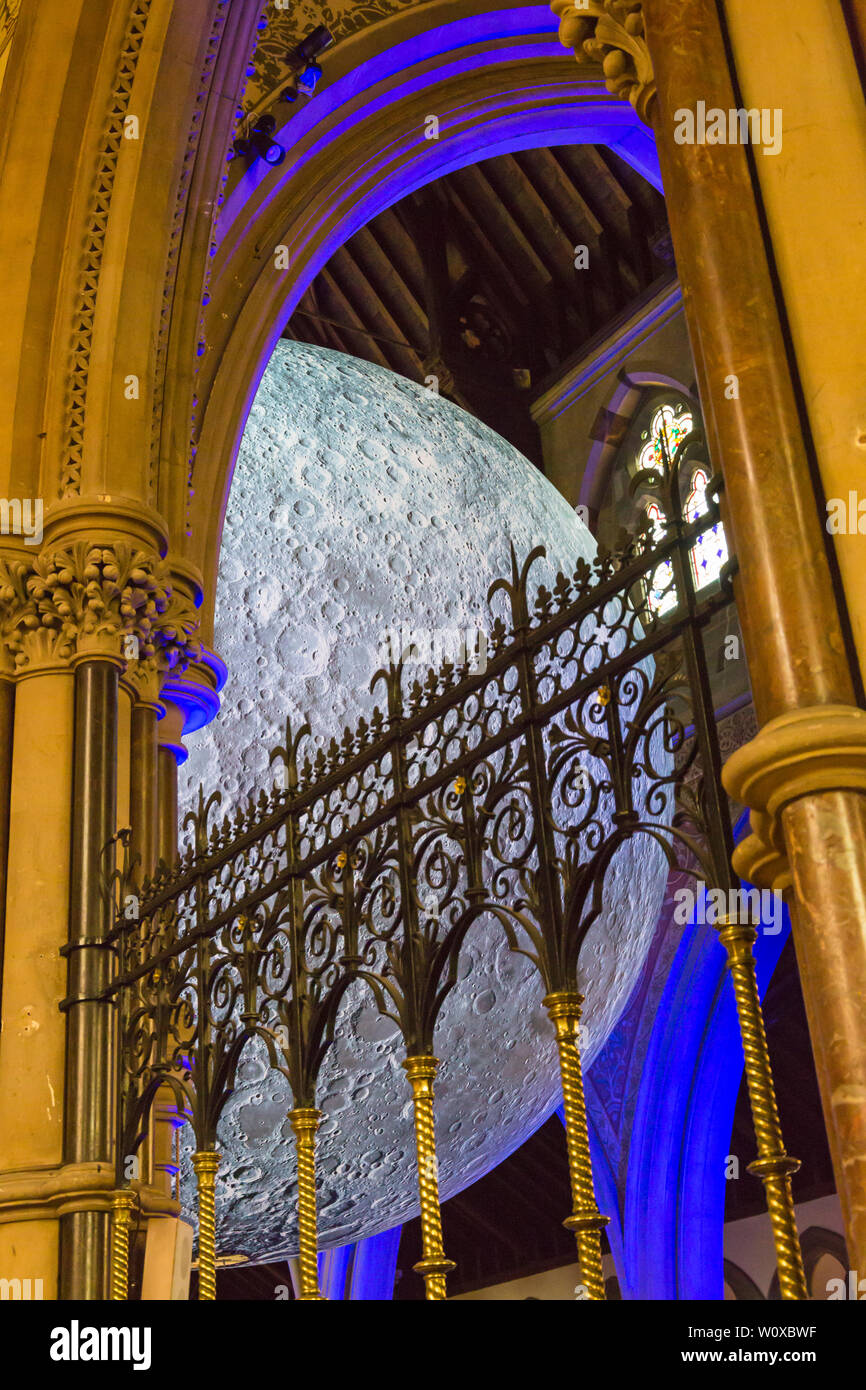 Bournemouth, Dorset, UK. 28th June, 2019. Dorset Moon, a celebration of ...