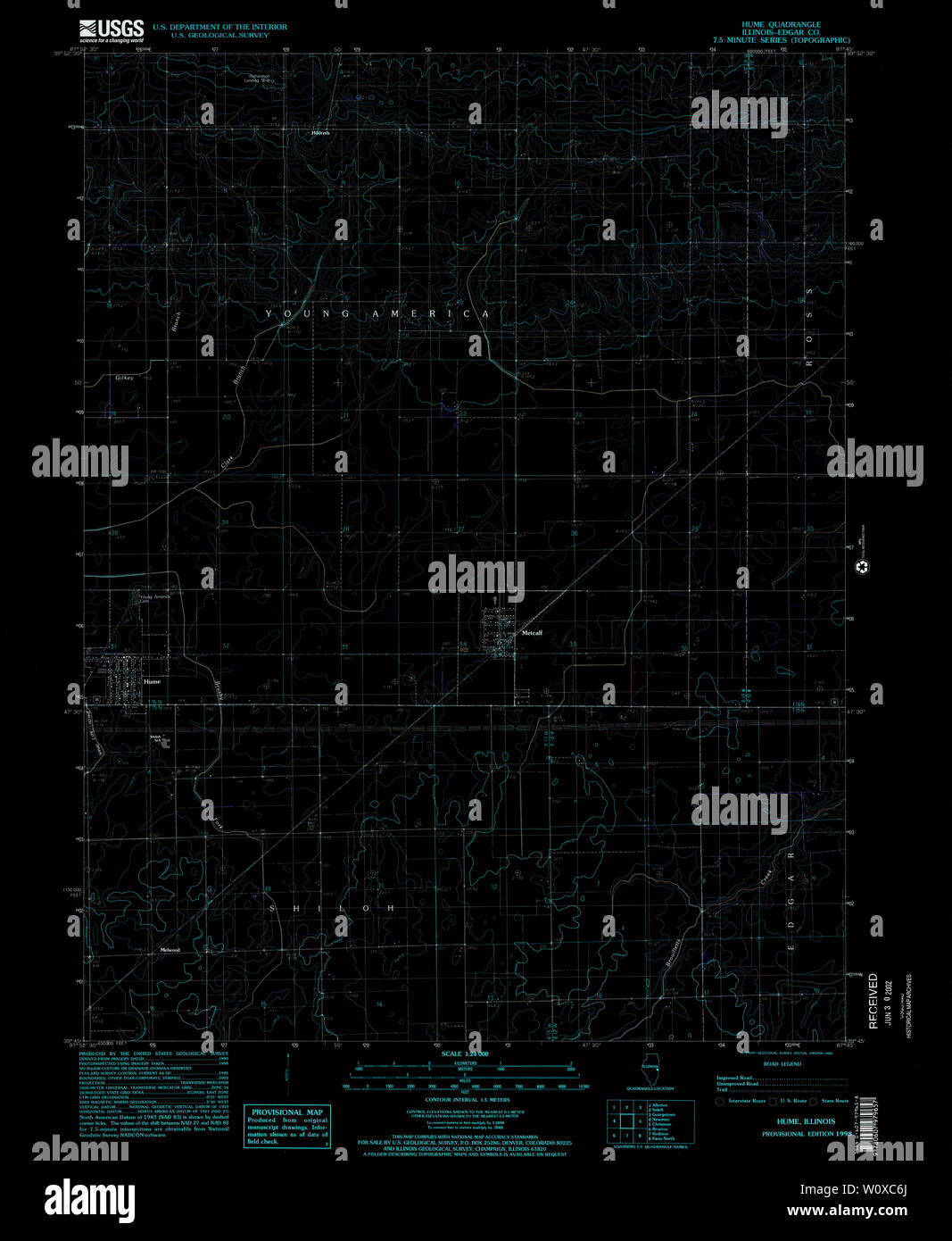 Map of hume hi-res stock photography and images - Alamy