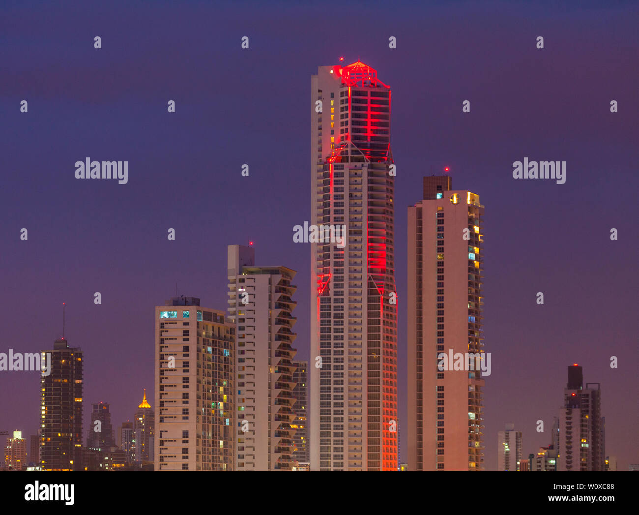 Skyline, Panama City, Panama, Central America, America Stock Photo - Alamy