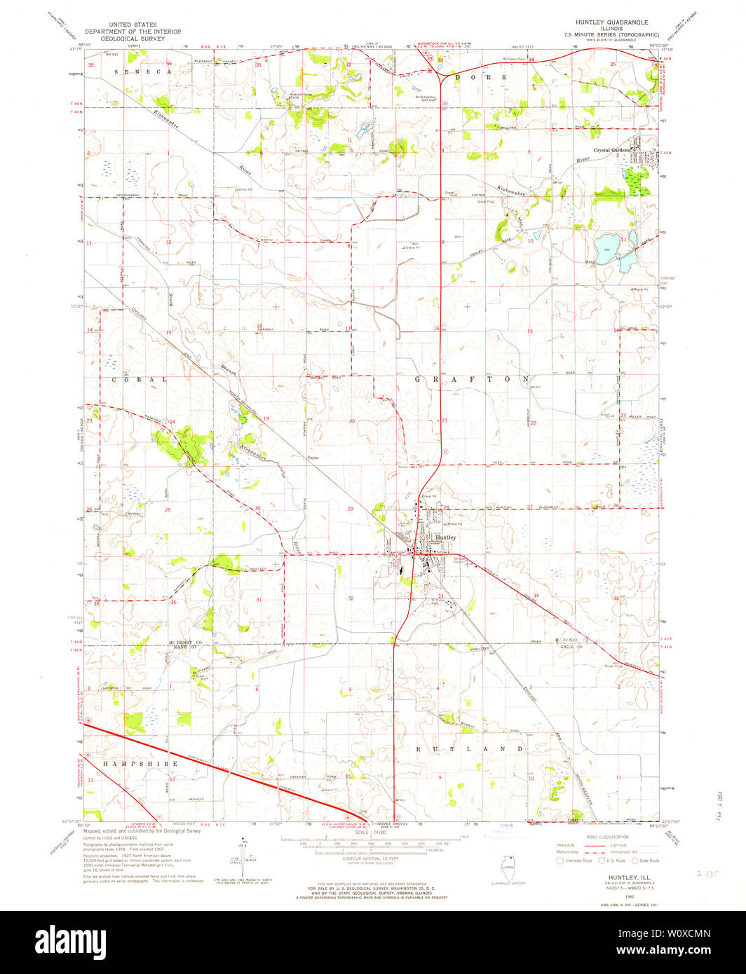 Huntley map hi-res stock photography and images - Alamy