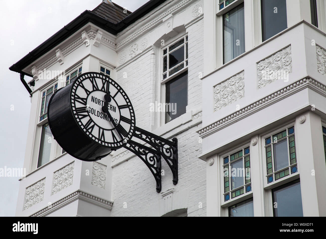 Northern goldsmiths clock hi-res stock photography and images - Alamy