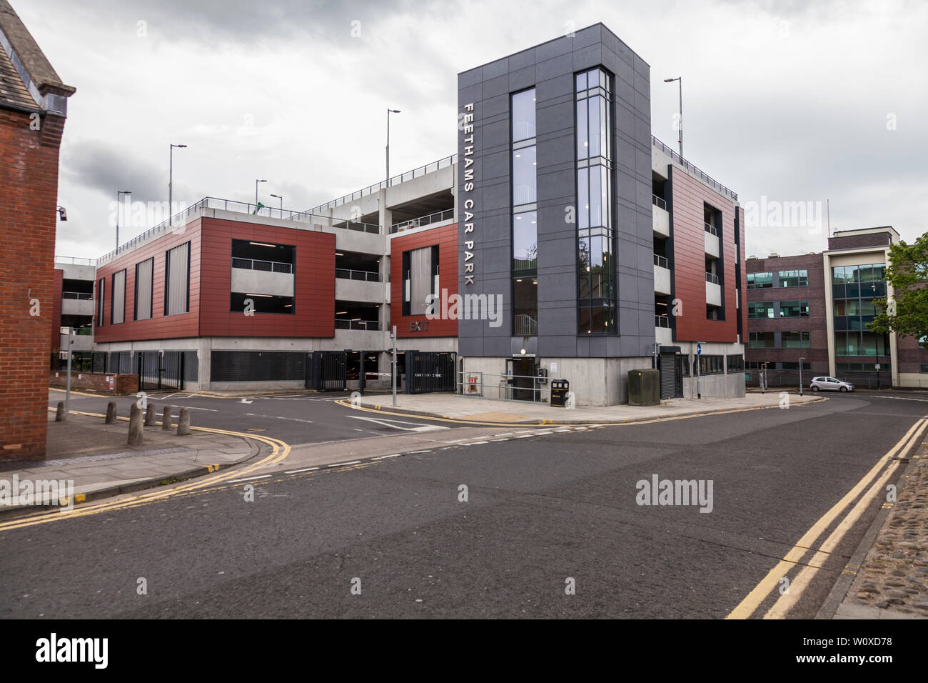 Feethams Car Park in Darlington,England,UK Stock Photo - Alamy