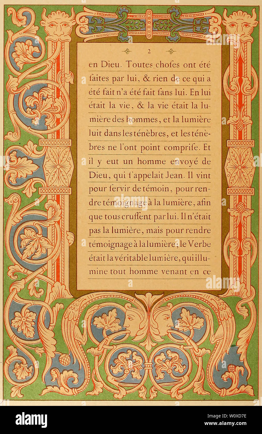 Christian illustration. Retro and old image Stock Photo - Alamy