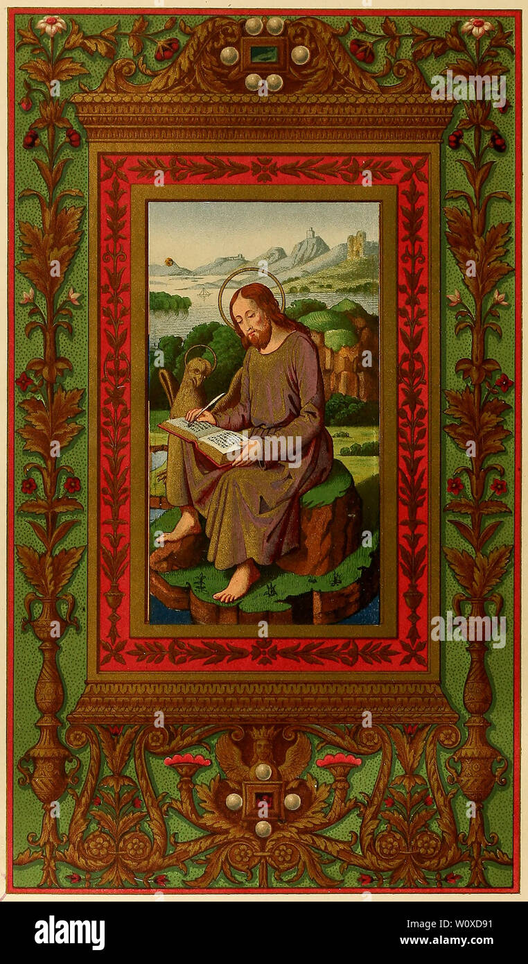 Christian illustration. Retro and old image Stock Photo - Alamy