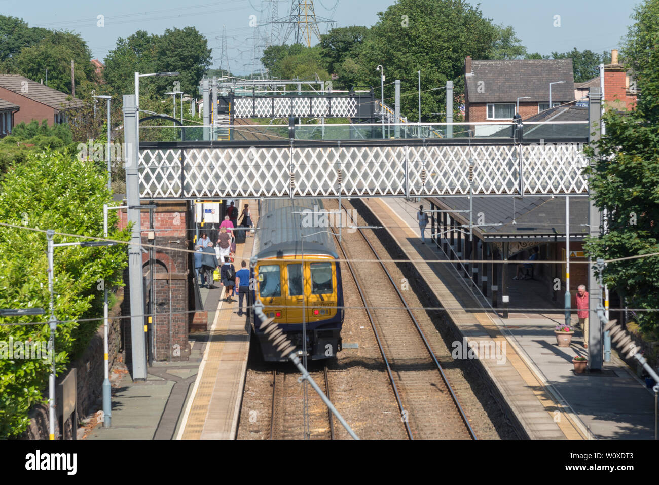 Rainhill station. Where the Rainhill trials were run in October 1829 ...