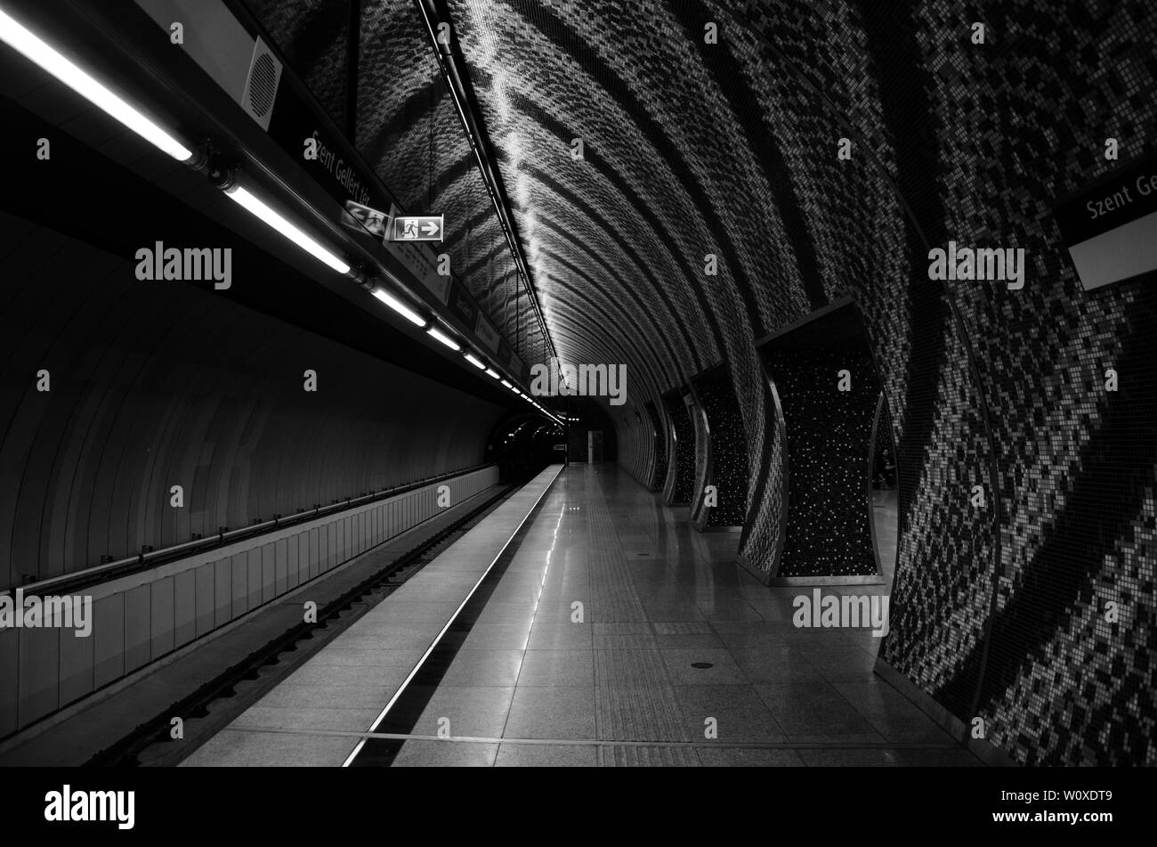 Budapest subway architecture Stock Photo - Alamy