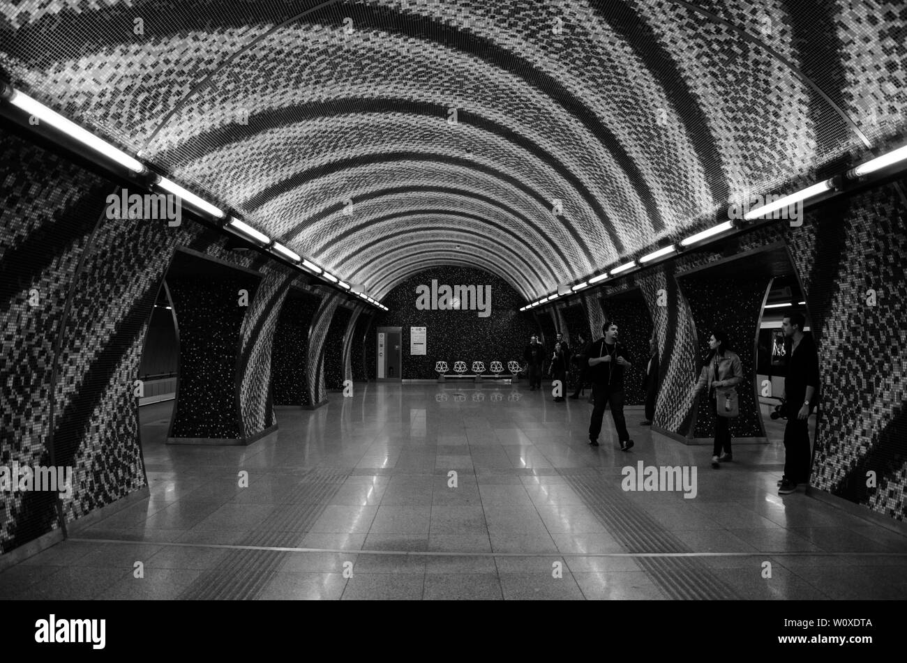 Budapest subway architecture Stock Photo - Alamy
