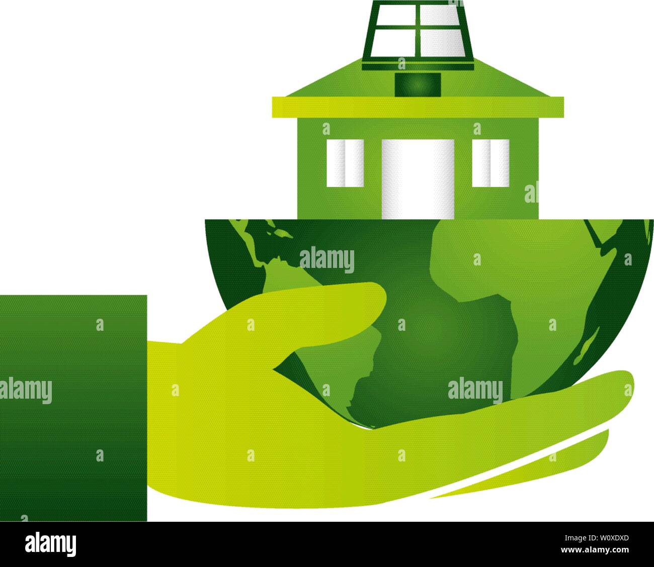 eco friendly environment Stock Vector Image & Art - Alamy