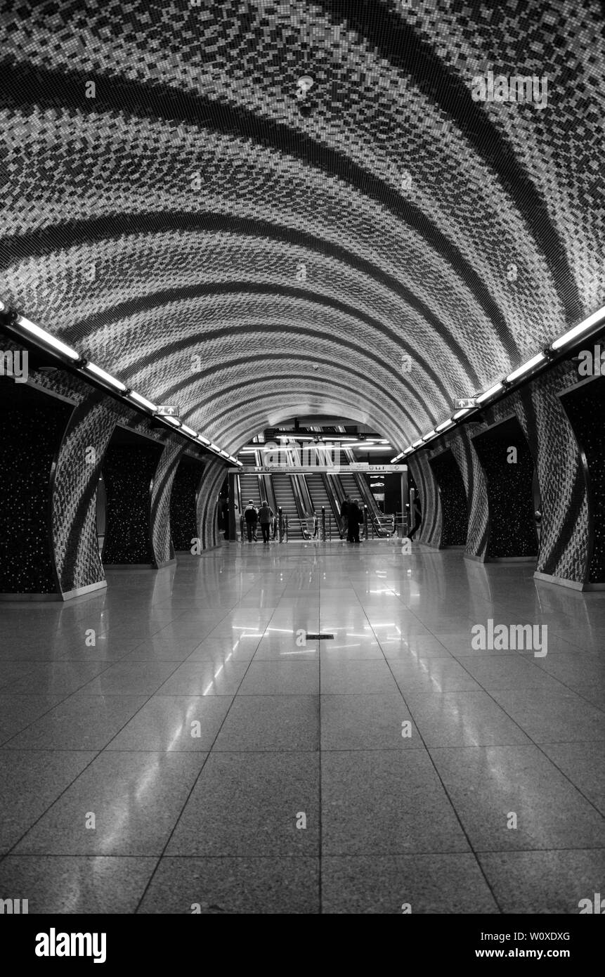 Budapest subway architecture Stock Photo - Alamy