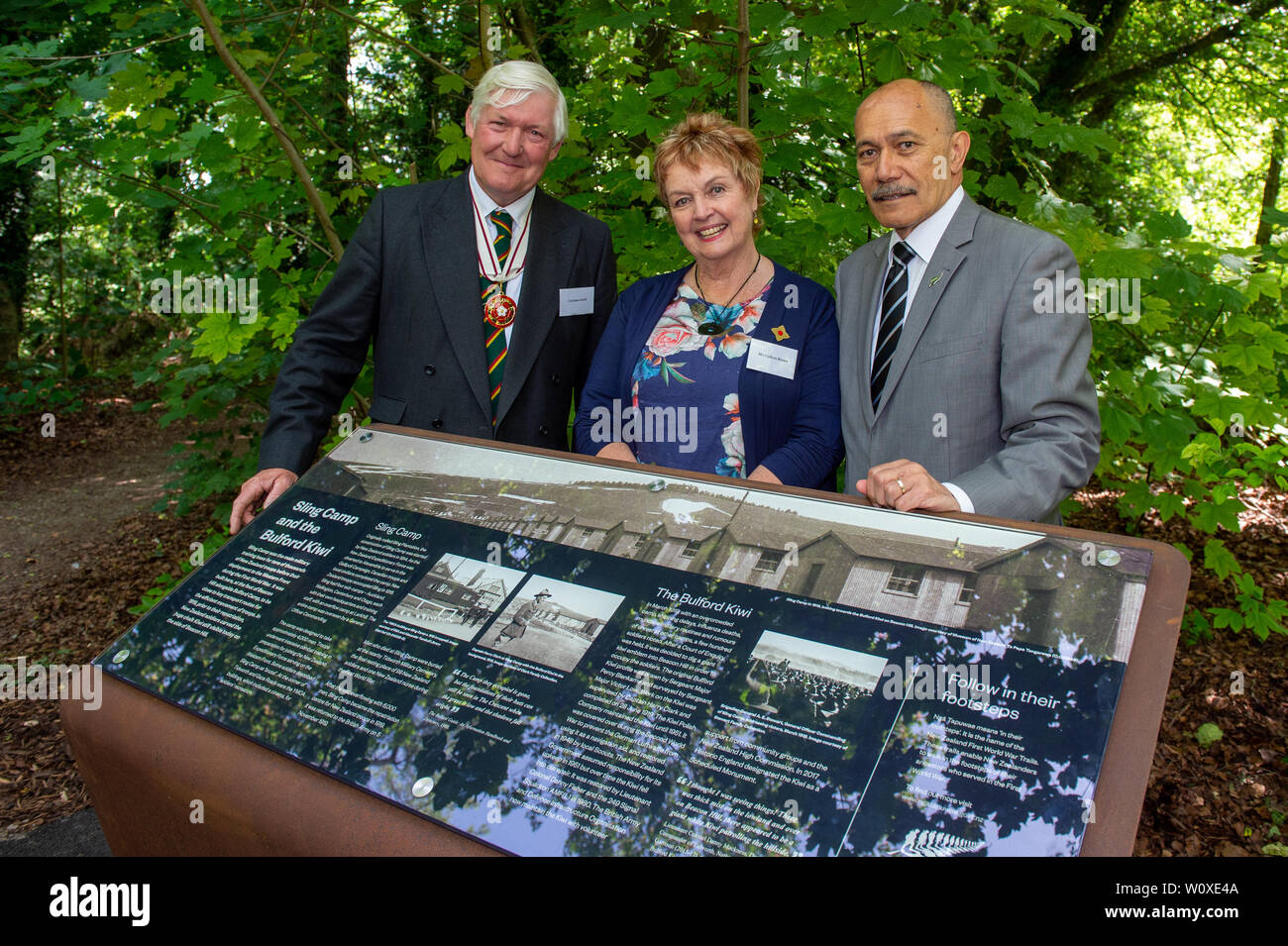 Bulford, Wiltshire, UK. 28 June 2019. Dignitaries and guests were ...