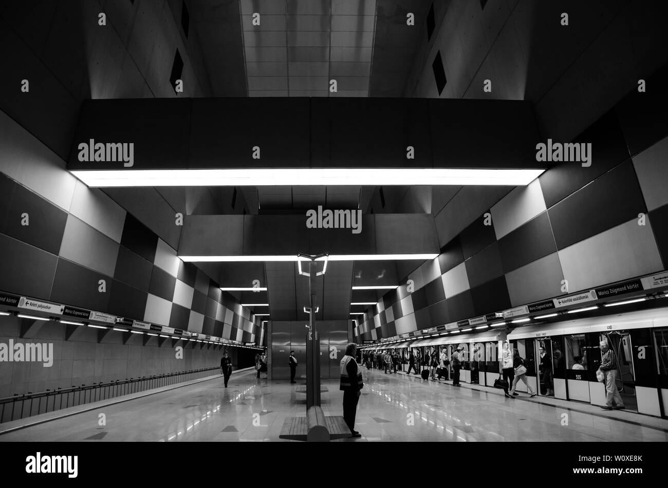 Budapest subway architecture Stock Photo - Alamy
