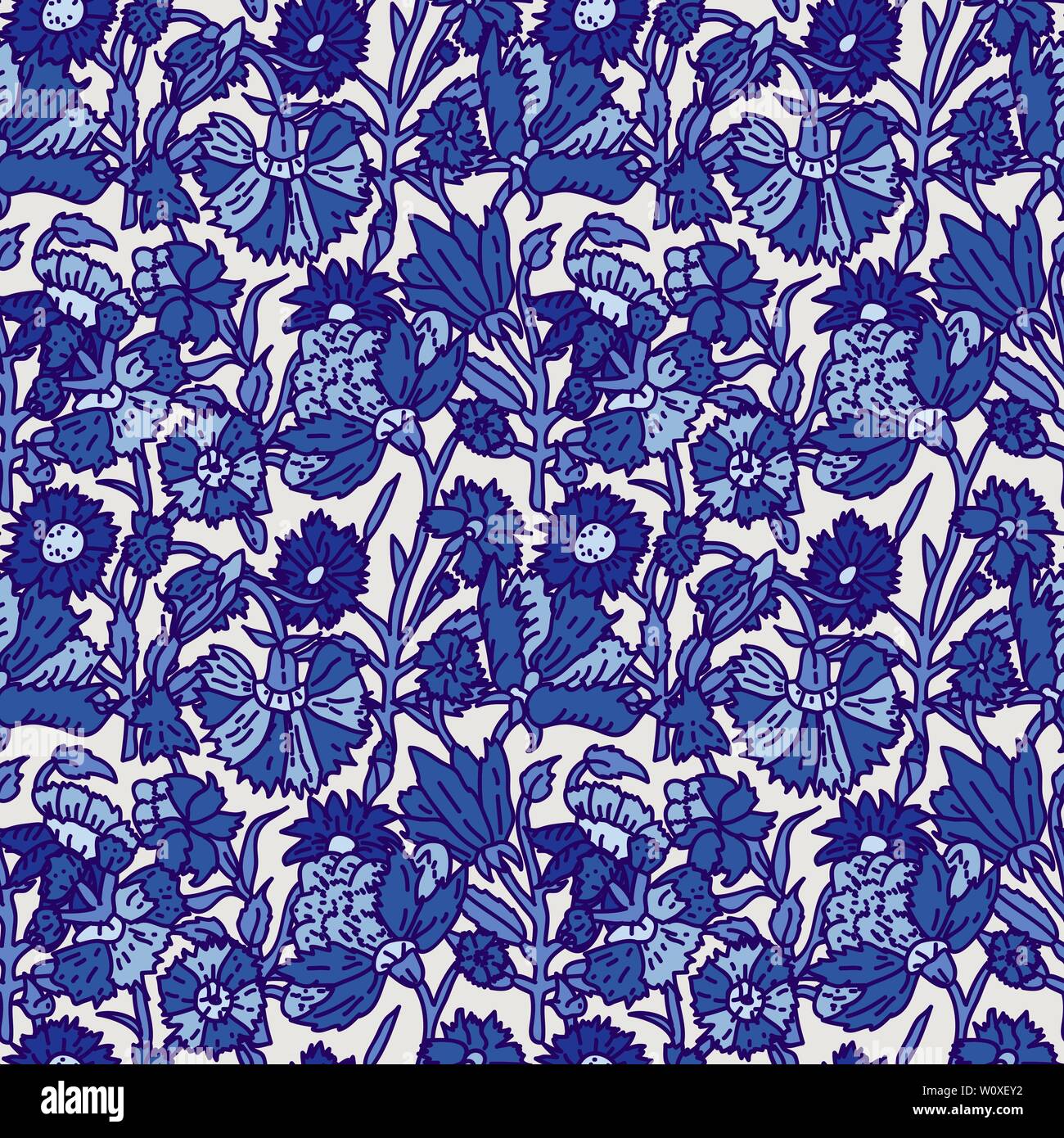 Carnation of india Stock Vector Images - Alamy