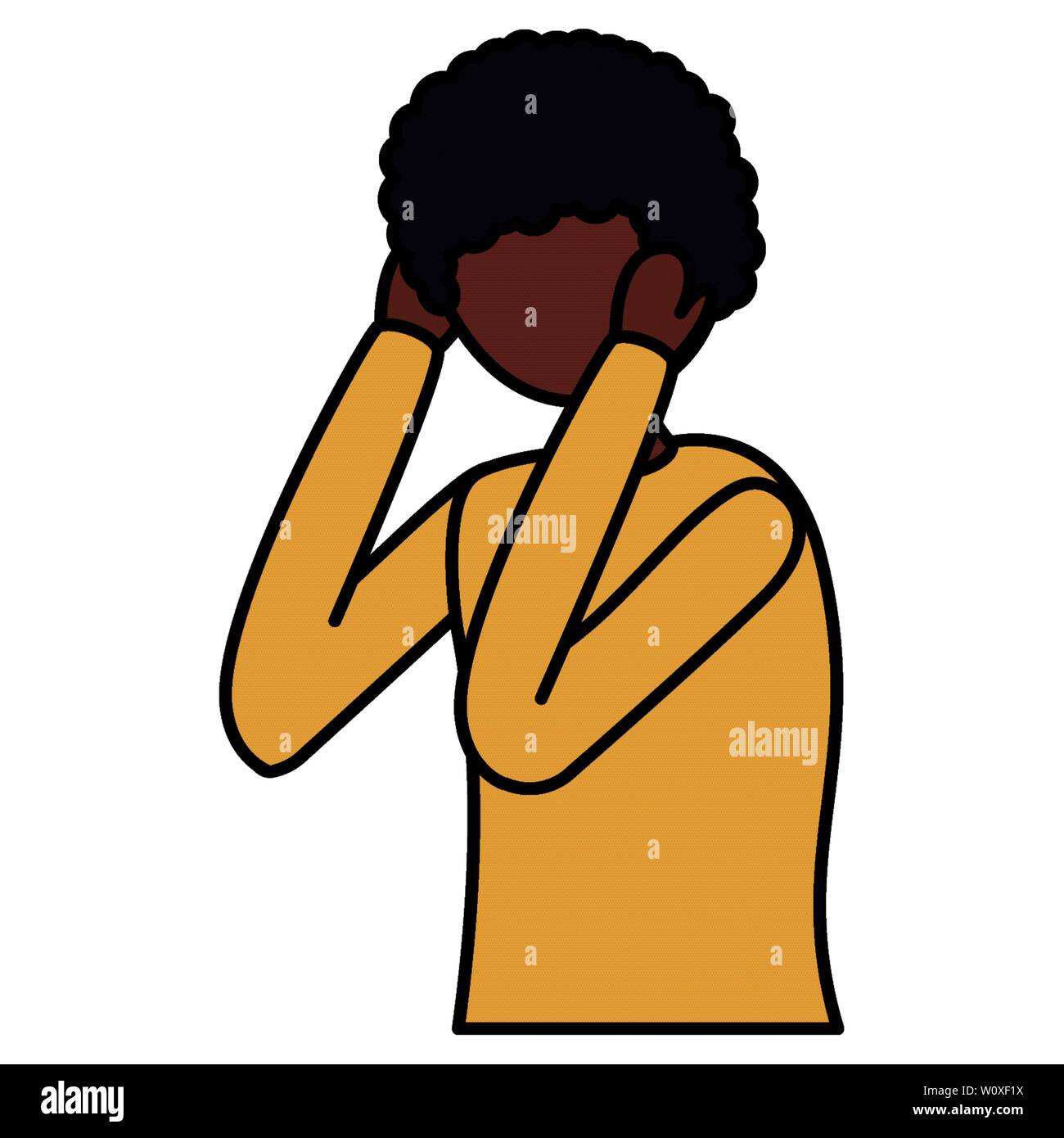 people mental disorder psychological depressed Stock Vector Image & Art ...