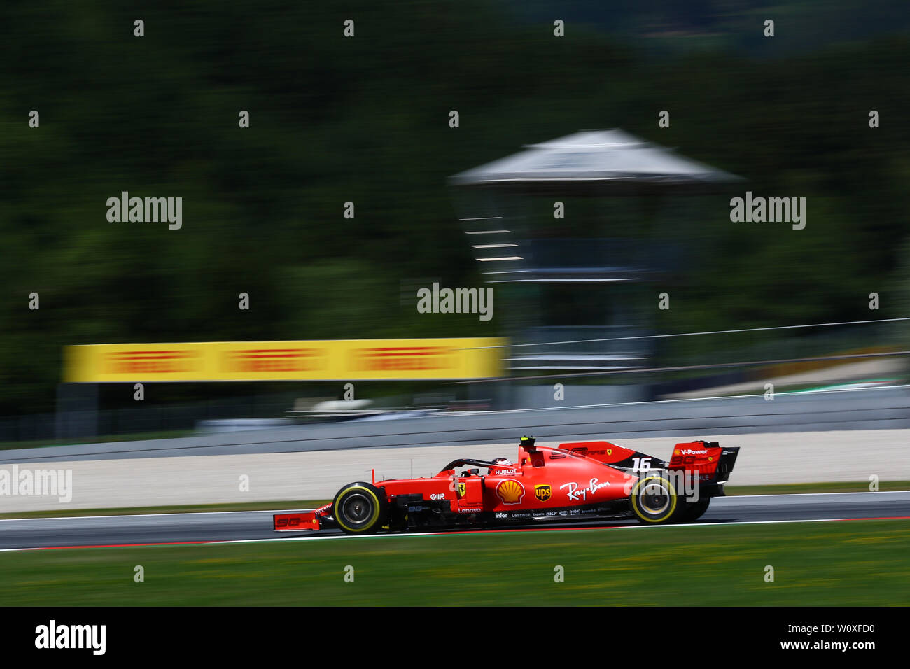 Spielberg, Austria. 28th June, 2019. Charles Leclerc of Scuderia ...