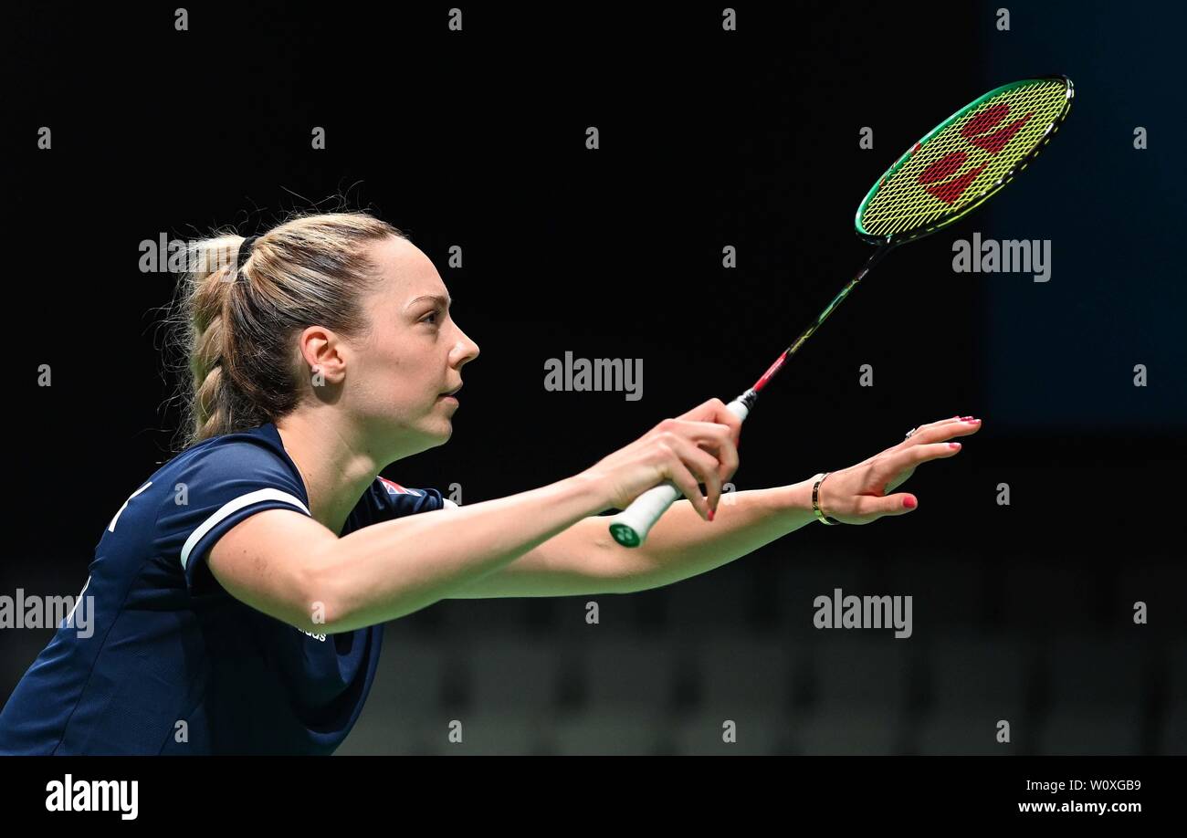 Minsk, Belarus. 28th June, 2019. Gabrielle Adcock (GBR) taking part in ...