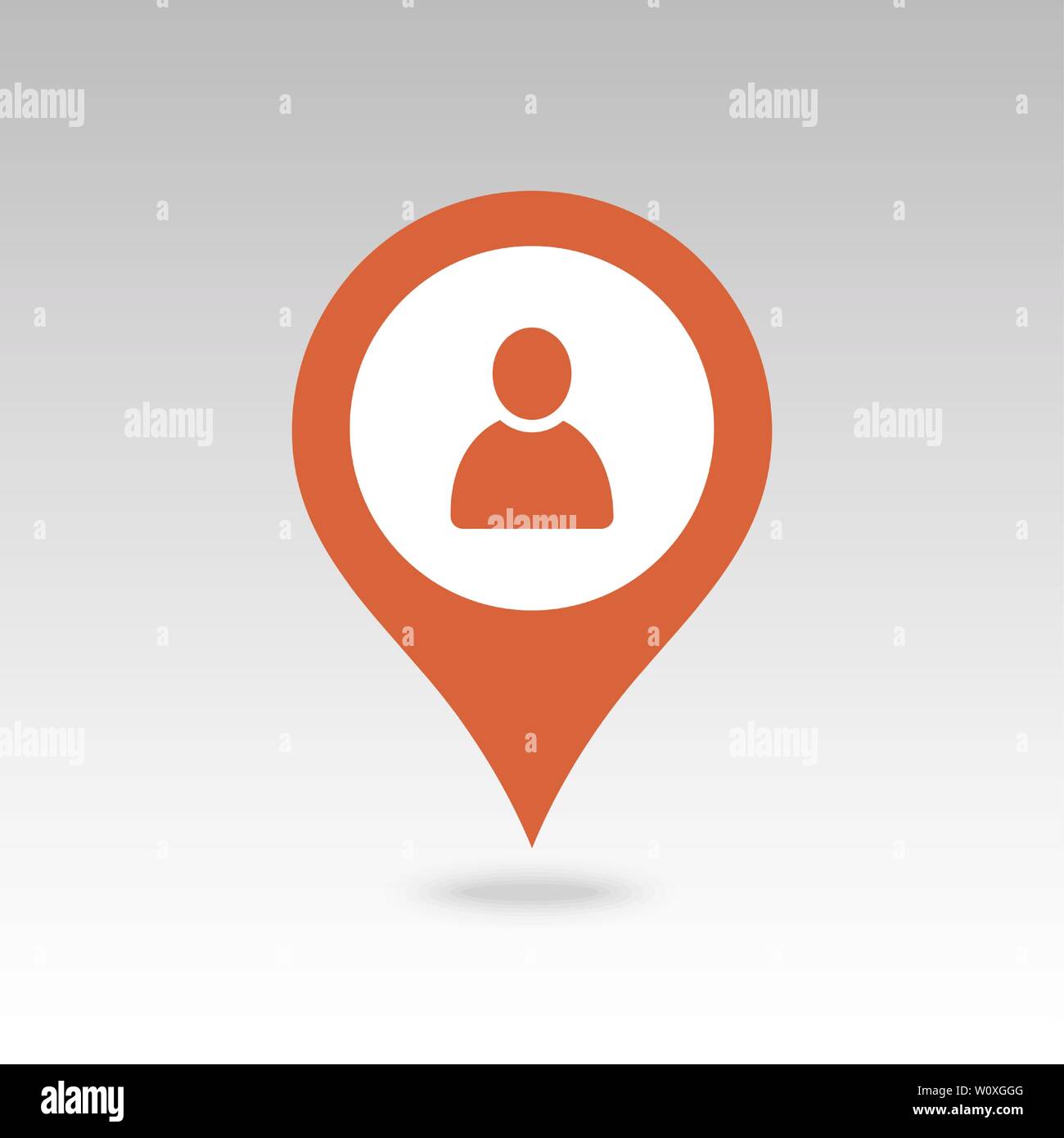 Location people pin map icon. Map pointer. Map markers. Destination ...