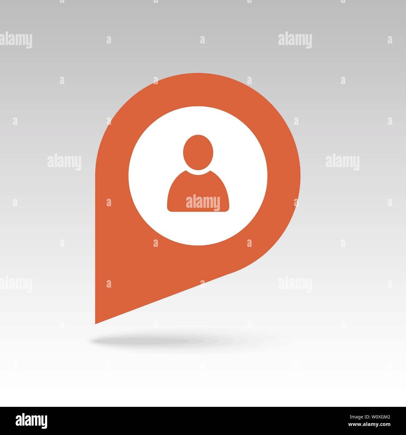 Location people pin map icon. Map pointer. Map markers. Destination ...