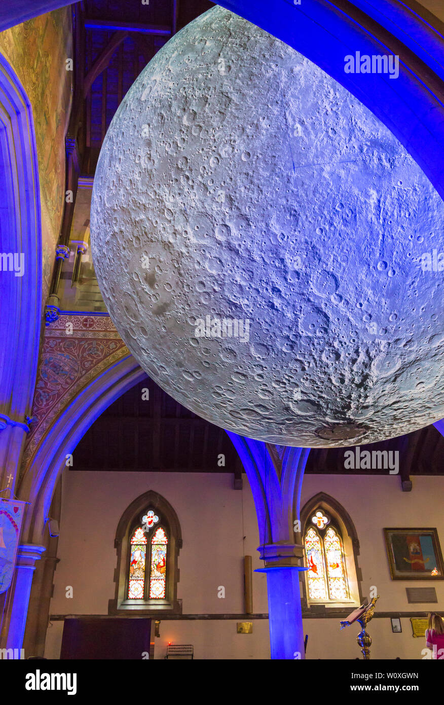 Bournemouth, Dorset UK. 28th June 2019. Dorset Moon, a celebration of ...