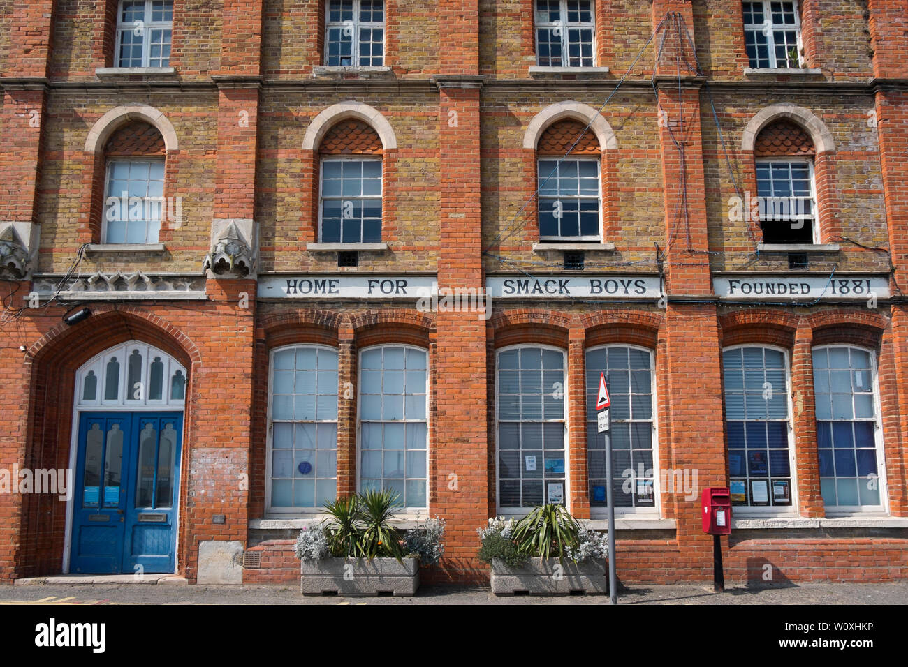 Home for Smack Boys below the Royal Parade in Ramsgate harbour, Kent ...