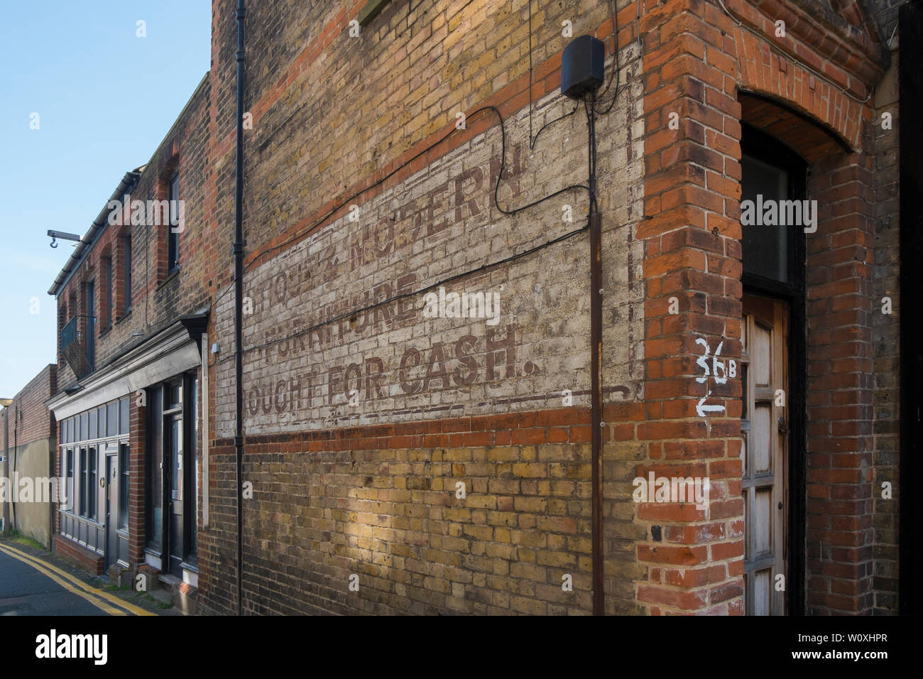 Historic advertising painted onto the exterior walls of Victorian ...