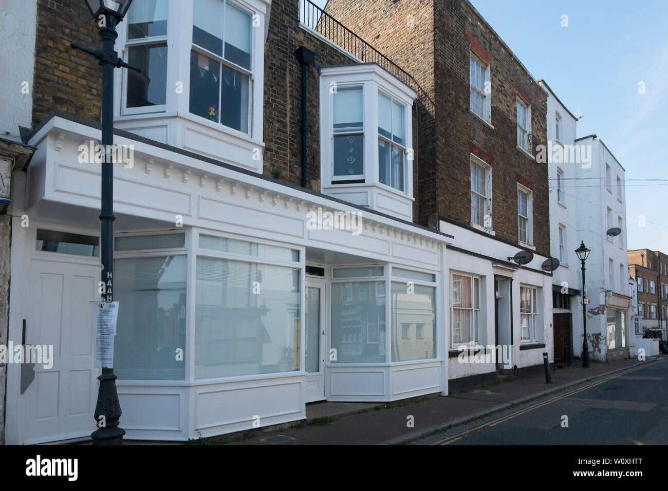 Traditional Victorian house Addington Street, Ramsgate, Kent, UK Stock ...