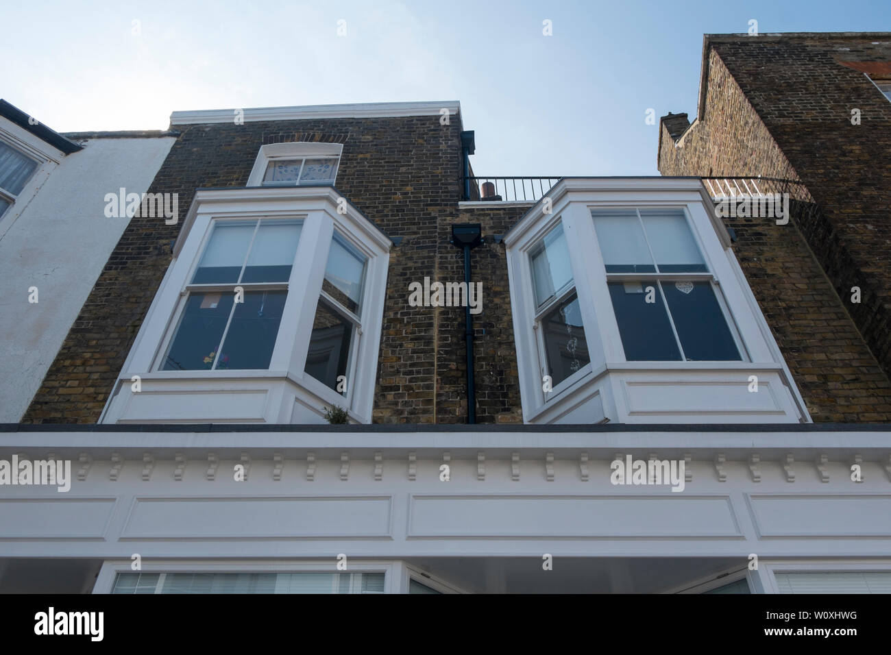 Traditional Victorian house Addington Street, Ramsgate, Kent, UK Stock ...