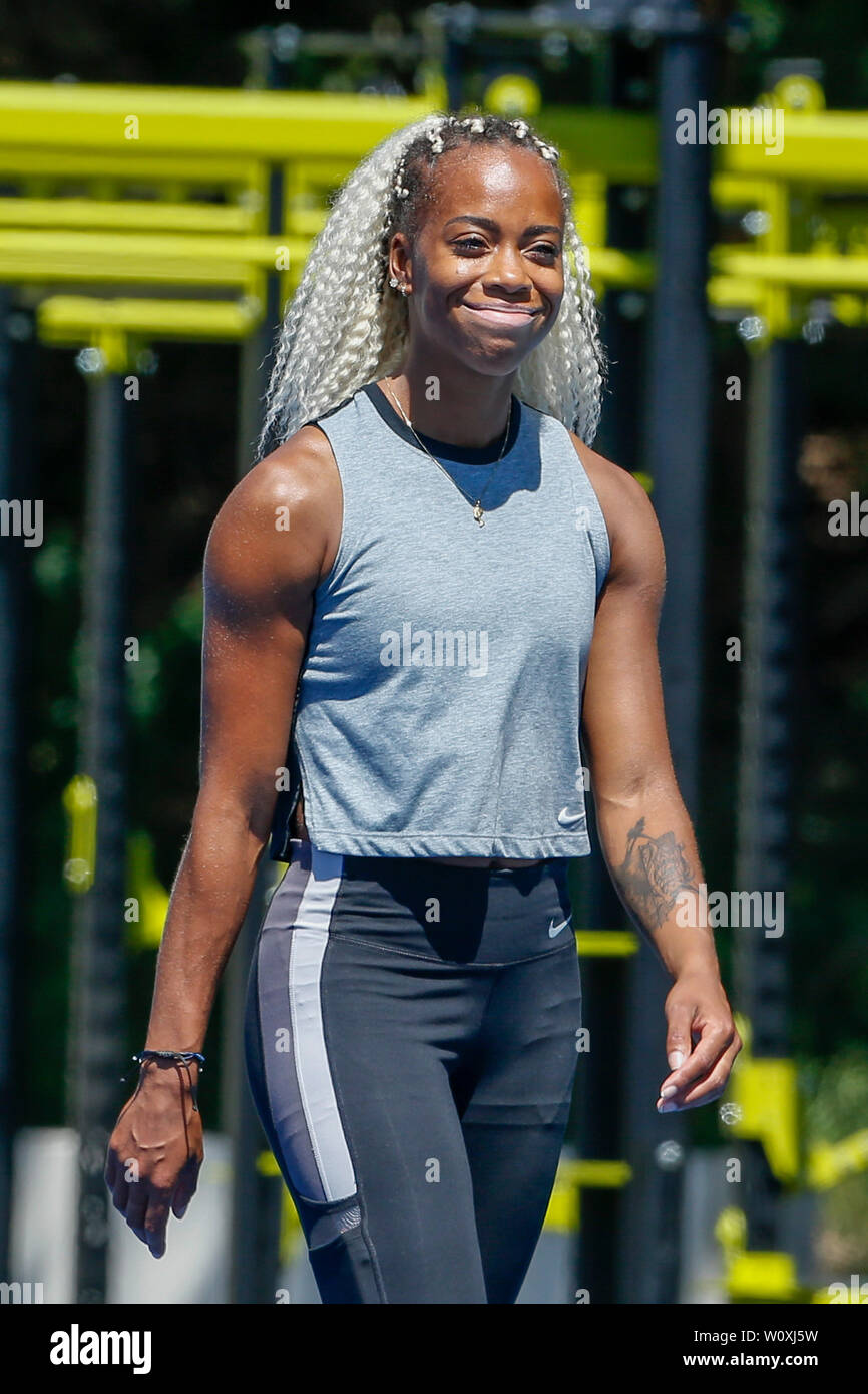 ARNHEM , 27-06-2019 , Papendal training centre , Jamile Samuel during ...