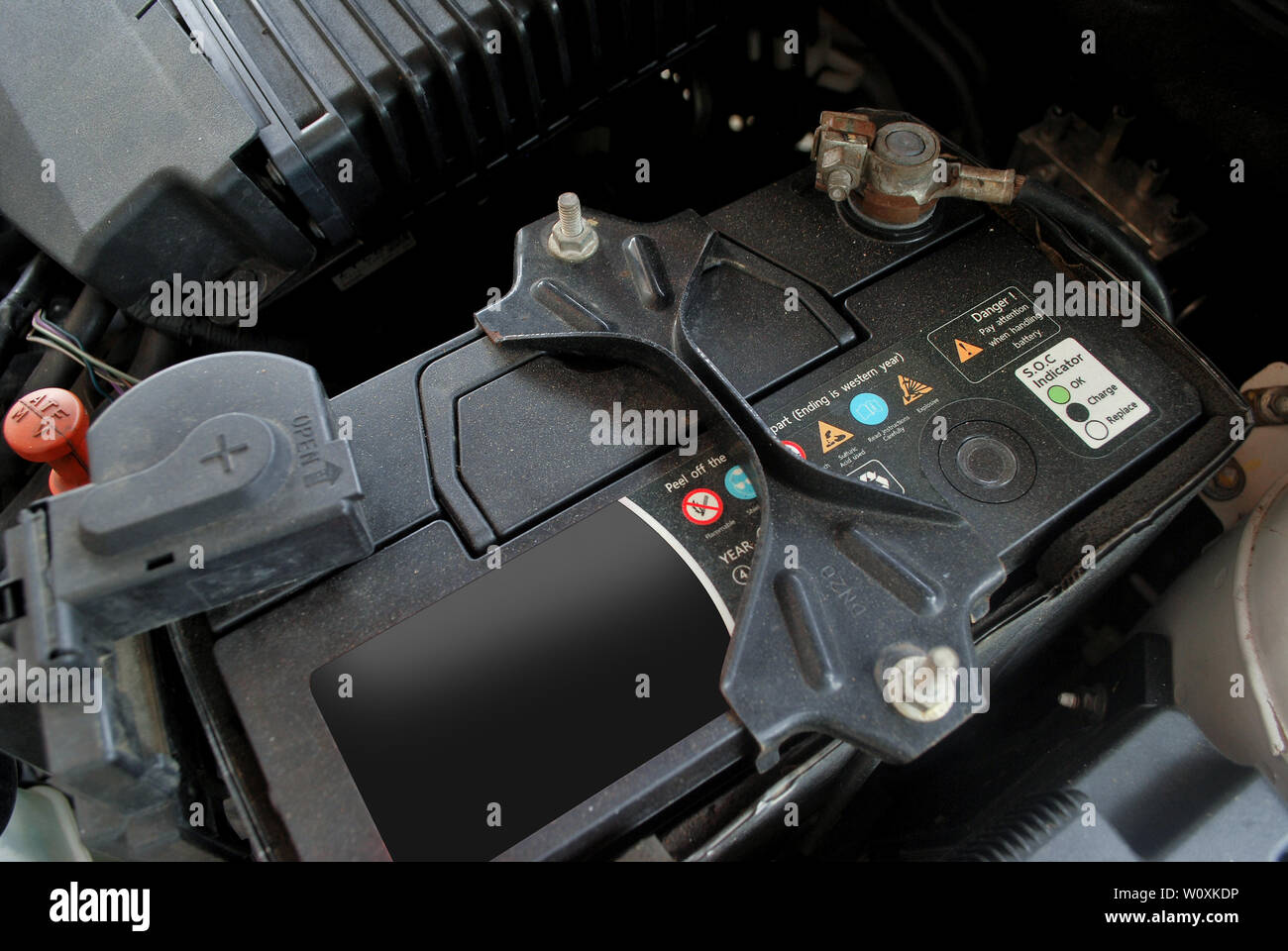 Car battery of energy, energy storage engine Stock Photo - Alamy