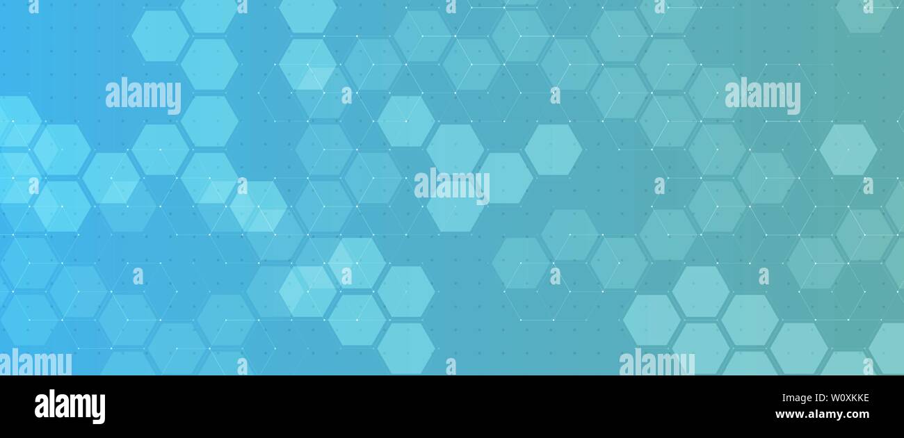 Abstract hexagon background. Technology poligonal design. Digital ...